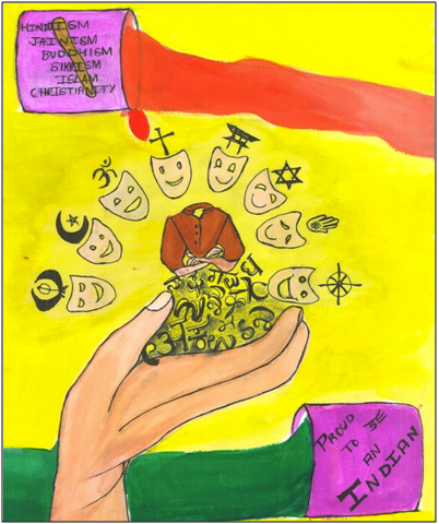 Poster On Indian Secularism